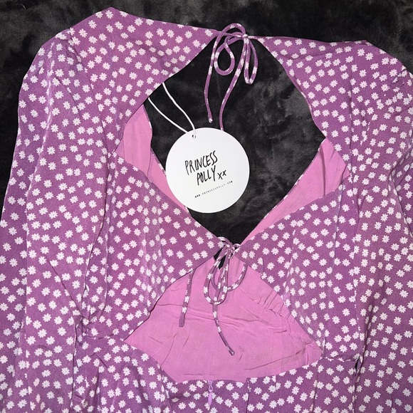 Princess Polly | Dresses | Princess Polly Abbie Mini Dress In Purple ...